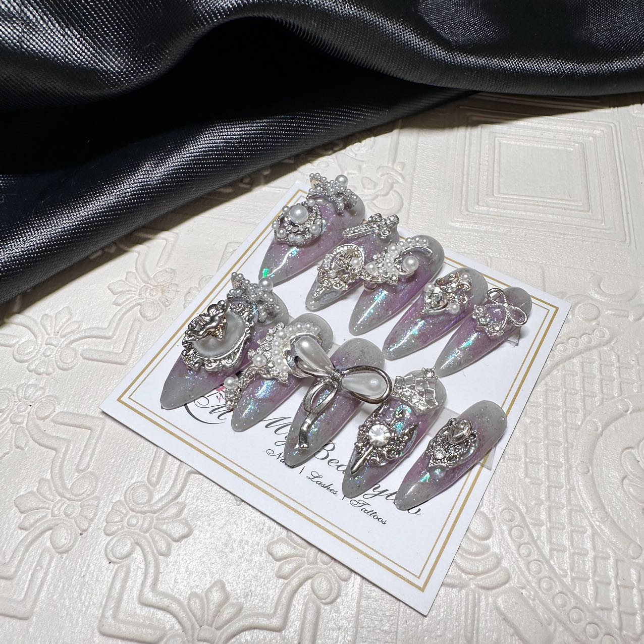 Cosmic Splendid Long Press On Nails – MyBeautylab